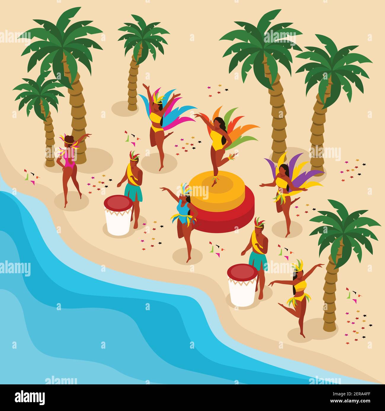 Brazilian men beach Stock Vector Images - Alamy