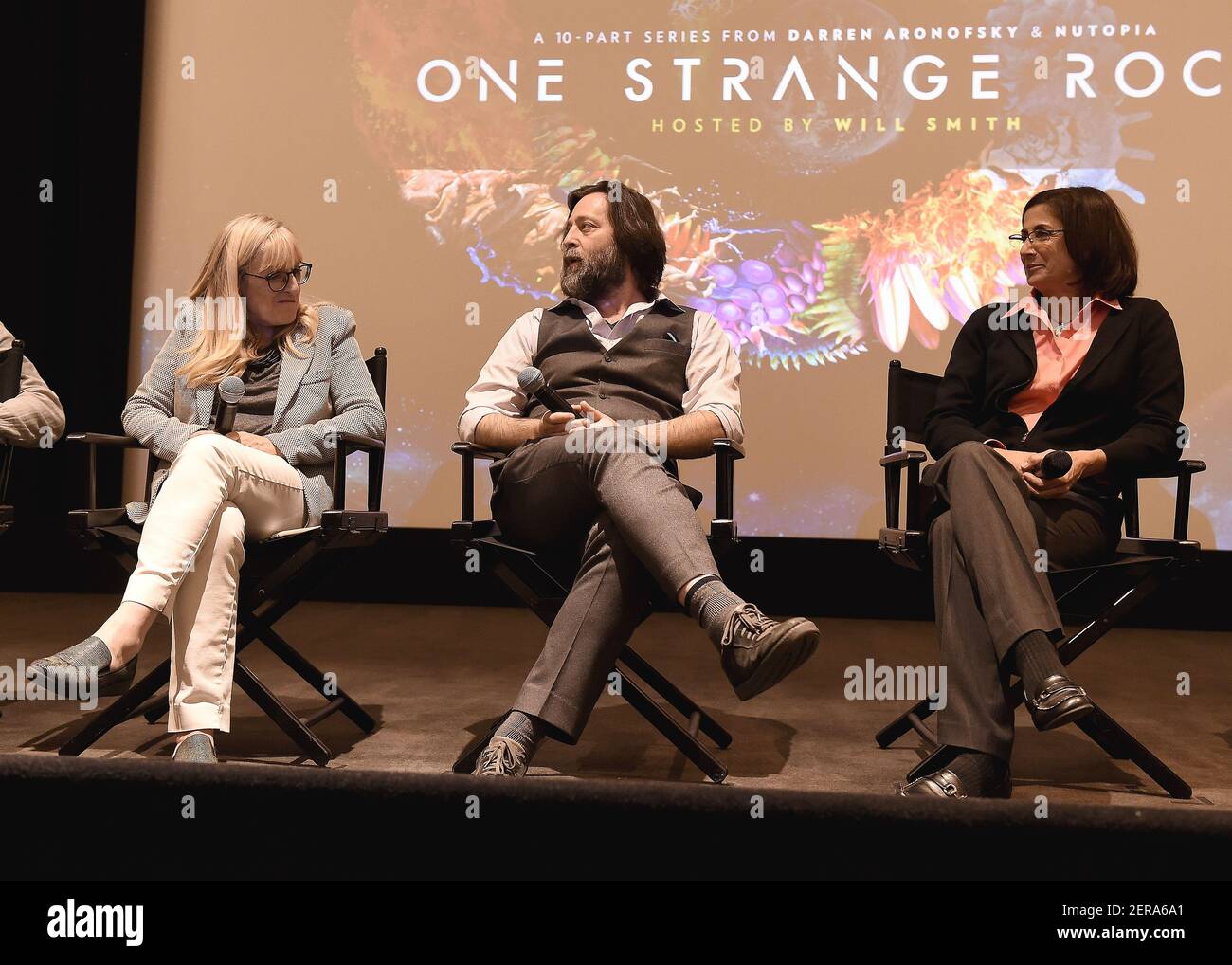 WEST HOLLYWOOD, CA - JUNE 6: Jane Root, Ari Handel and Nicole Stott at ...