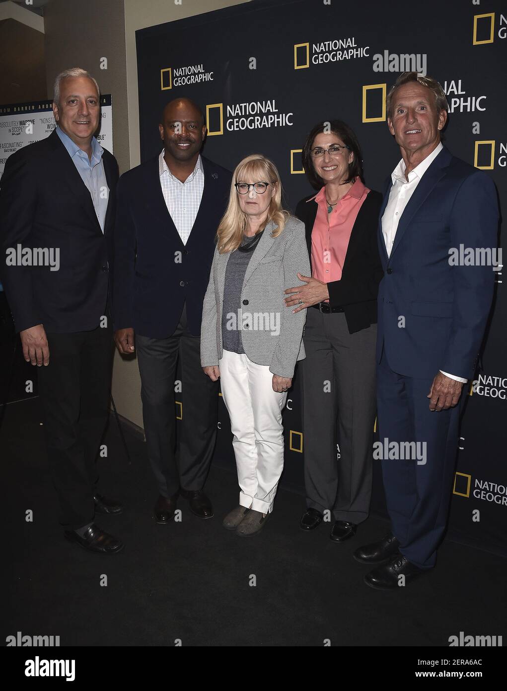 WEST HOLLYWOOD, CA - JUNE 6: Mike Massimino, LeLand Melvin, Jane Root ...