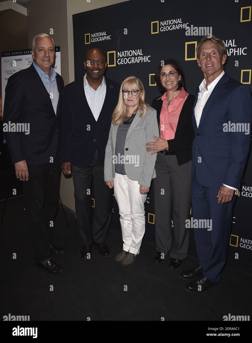 WEST HOLLYWOOD, CA - JUNE 6: Mike Massimino, LeLand Melvin, Jane Root ...