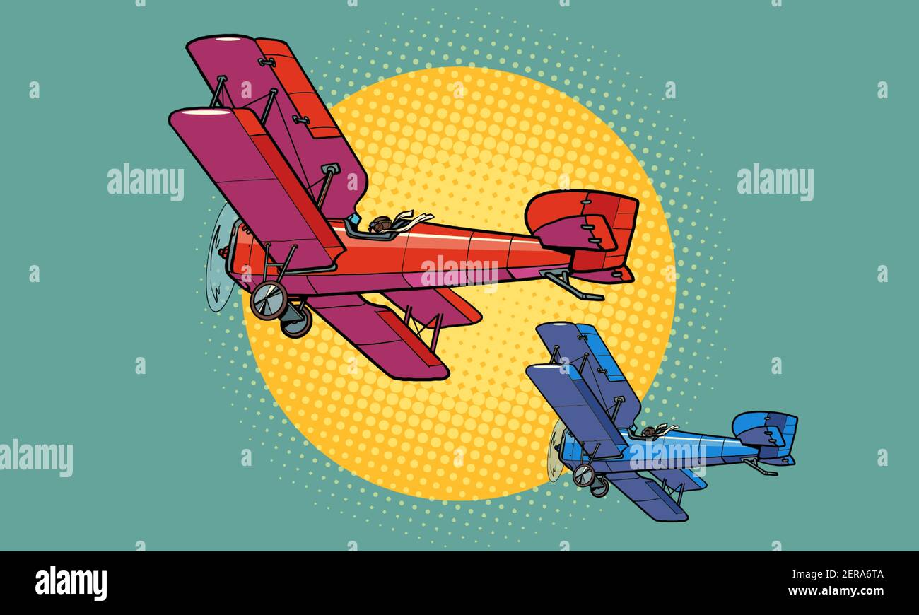 Modern jet cartoon hi-res stock photography and images - Alamy