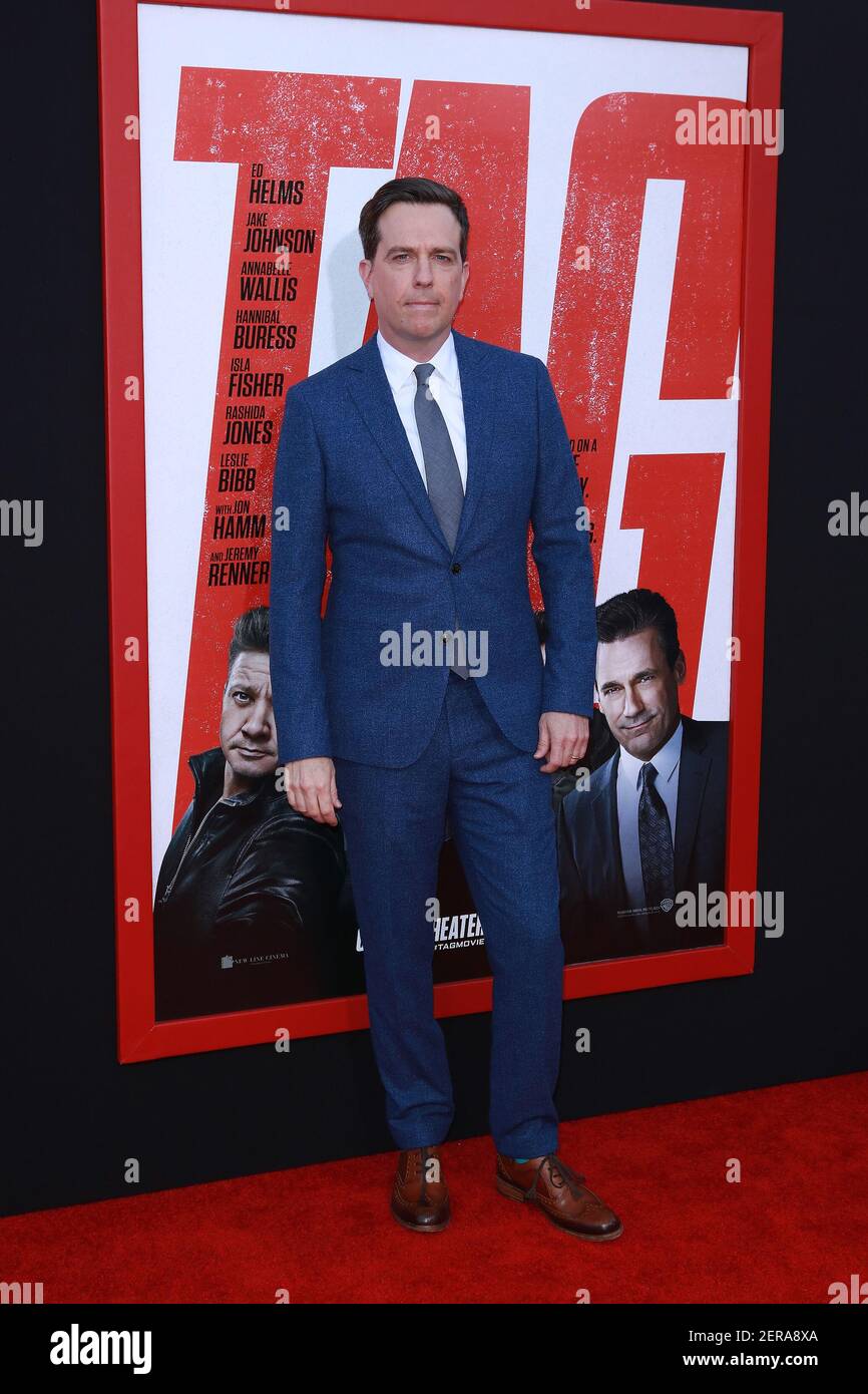 Ed Helms attends the Premiere Of Warner Bros. Pictures And New Line ...