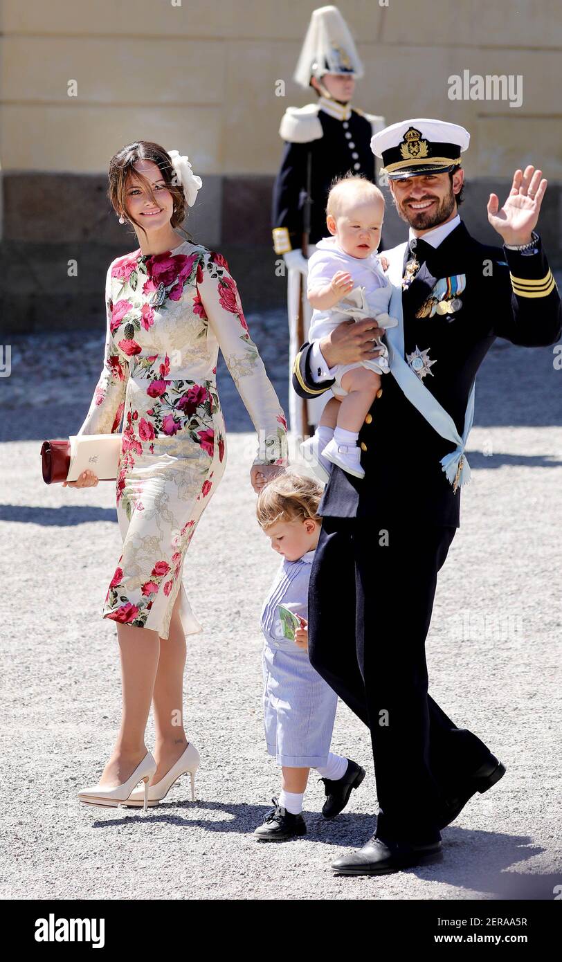 08-06-2018 Baptism Prince Carl Philip and Prince Alexander and Princess Sofia Hellqvist and ...