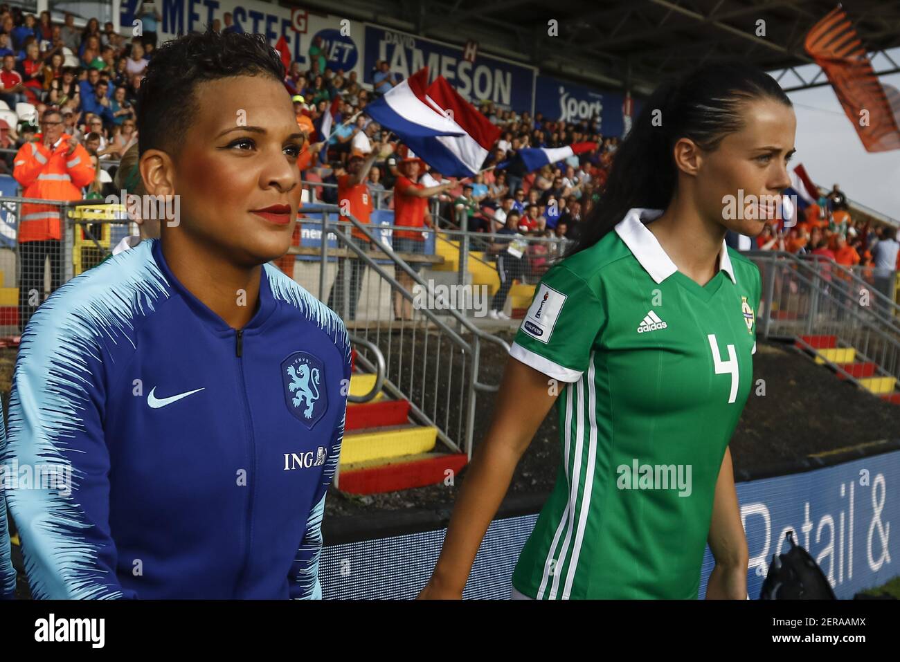 PORTADOWN, 08-06-2018 ,Shamrock Park stadium , Northern Ireland ...