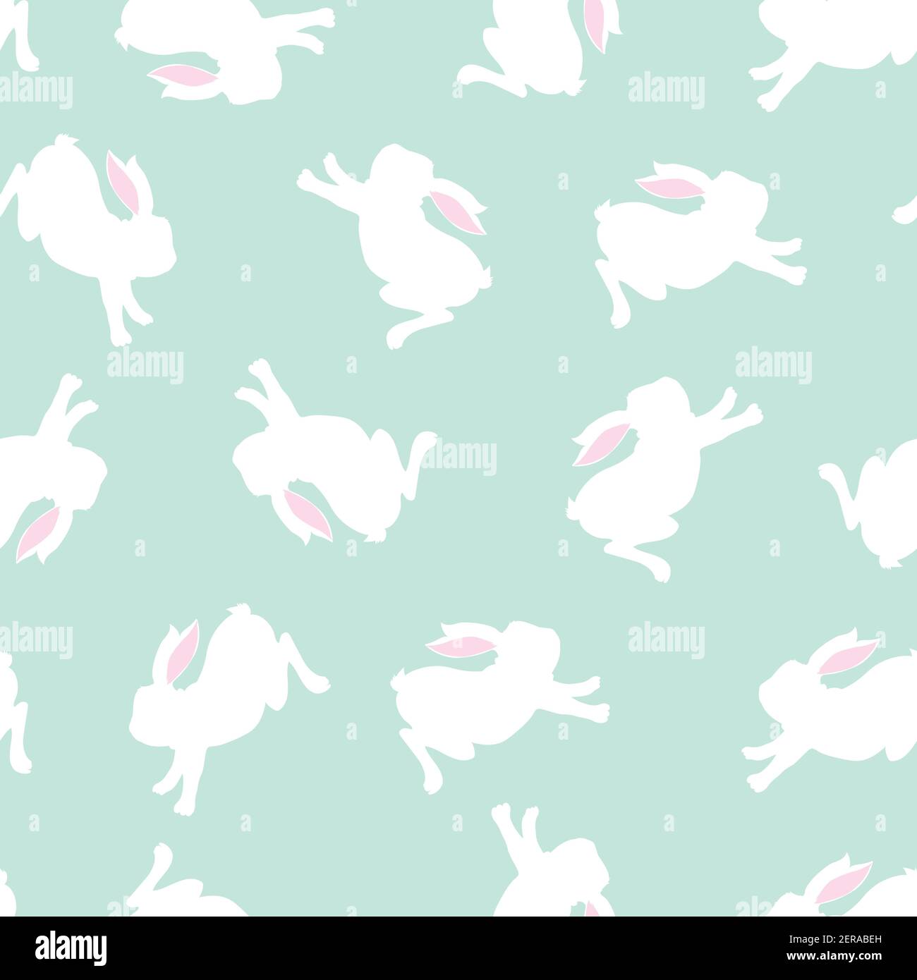 Rabbits illustration cute hi-res stock photography and images - Alamy