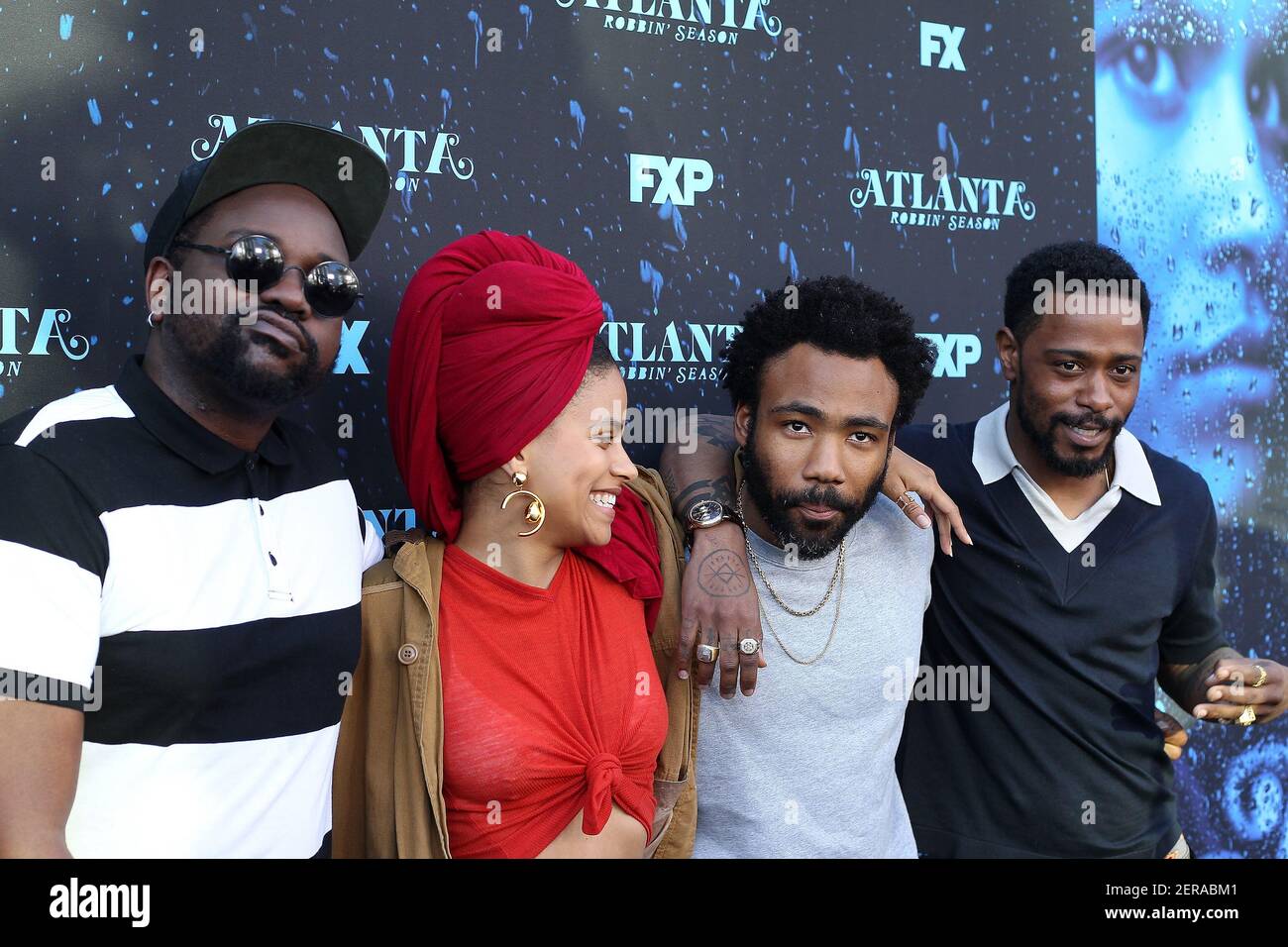 Brian Tyree Henry, Zazie Beetz, Donald Glover, Lakeith Stanfield attend ...