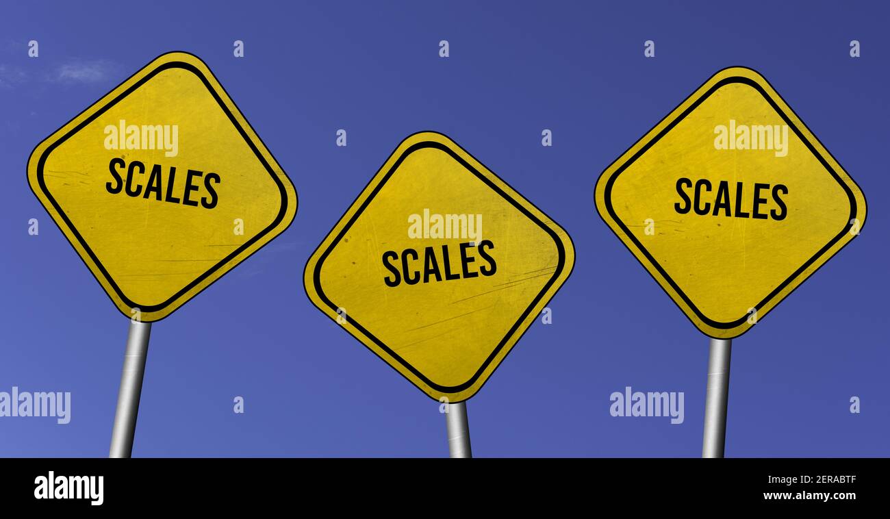 Scales commercial digital hi-res stock photography and images - Alamy