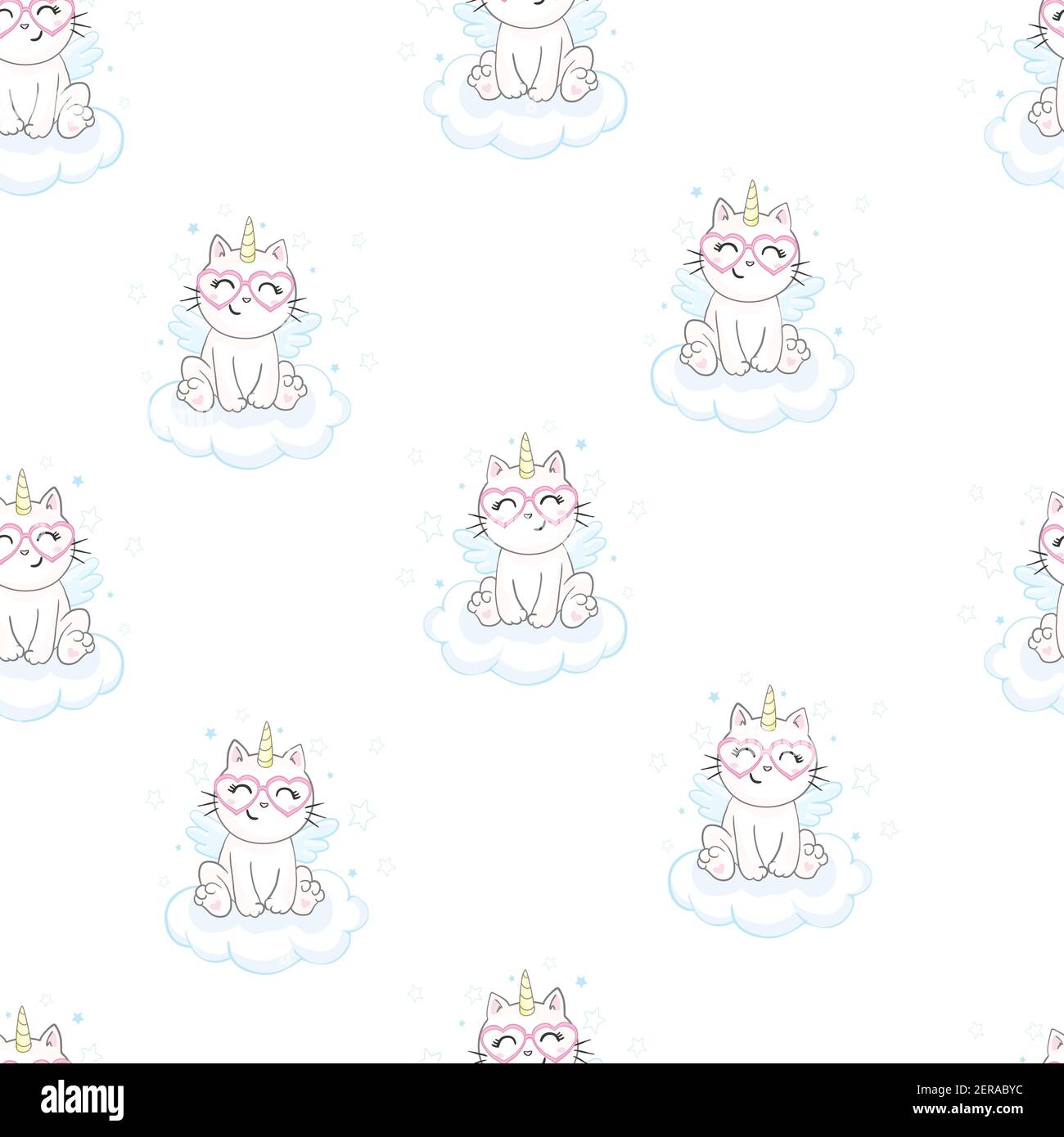 Cute cat vector can Stock Vector Images - Alamy