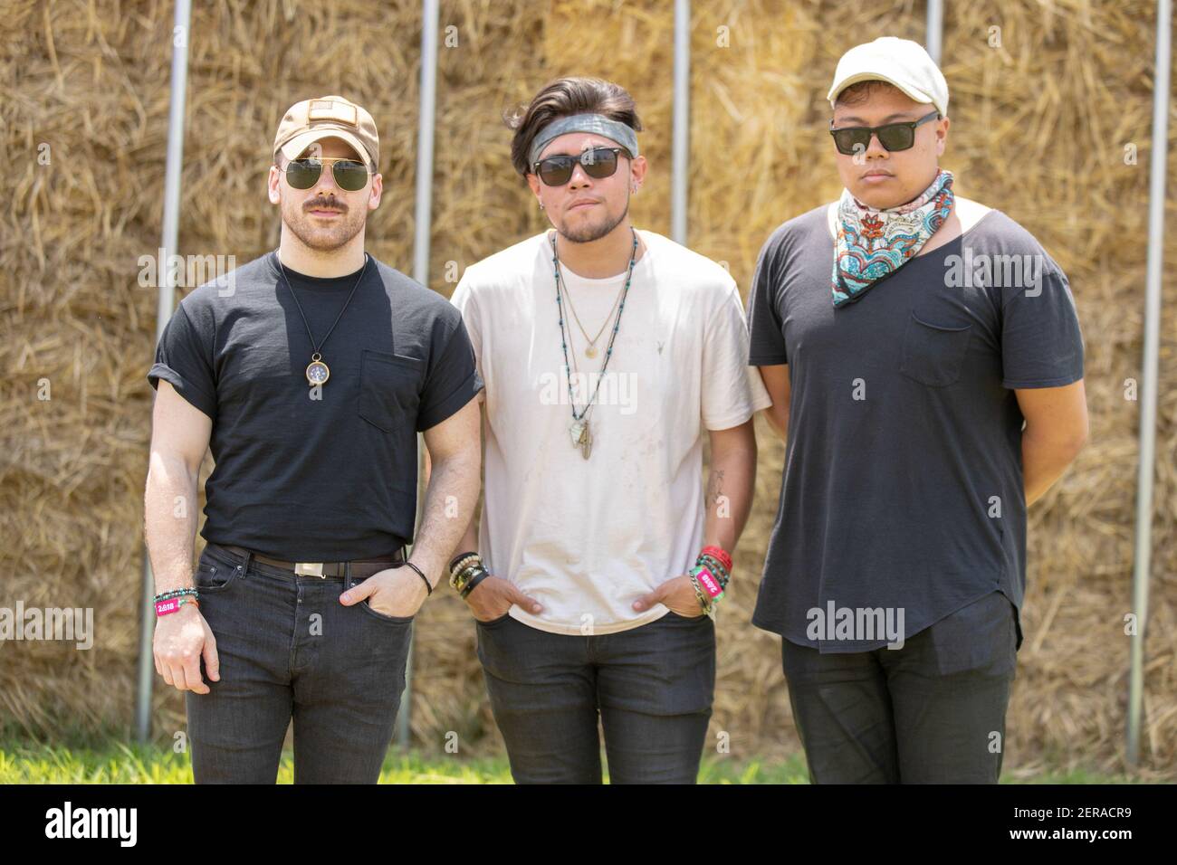 Zach Hannah, Nate Esquite and David Labuguen of Arizona during Bonnaroo ...
