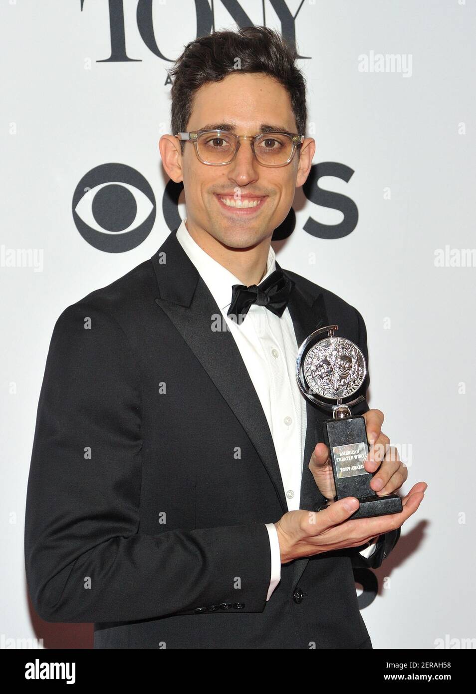 Best Choreography winner Justin Peck in the pressroom at the 2018 Tony ... Best Choreography winner Justin Peck in the pressroom at the 2018 Tony ...