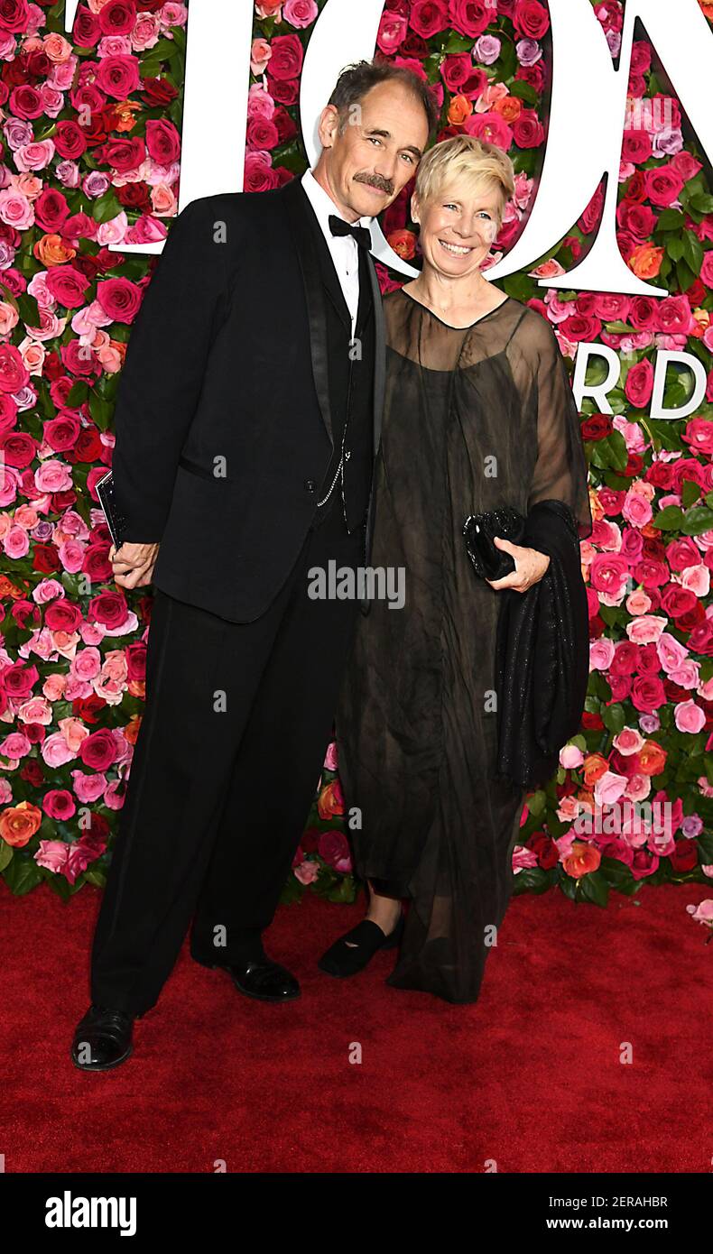 Mark Rylance and wife arrives at The 72nd Annual Tony Awards on June 10 ...