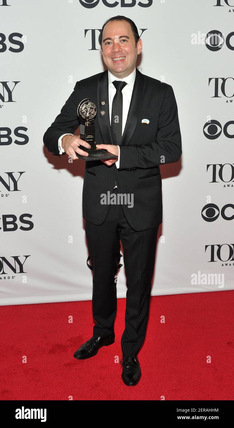Best Sound Design of a Musical winner Kai Harada in the pressroom at ...