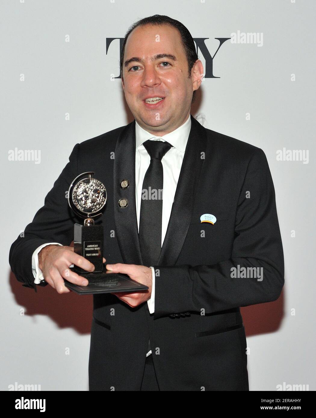 Best Sound Design of a Musical winner Kai Harada in the pressroom at ...