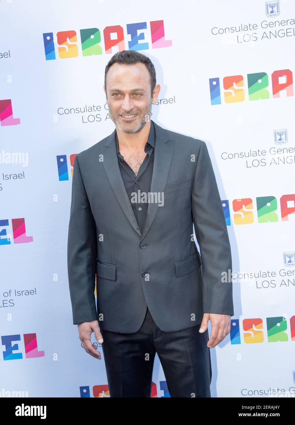 Actor Guri Weinberg attends the Israel’s Official 70th Independence Day ...