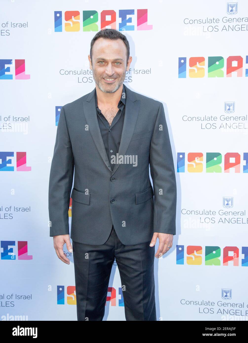 Actor Guri Weinberg attends the Israel’s Official 70th Independence Day ...