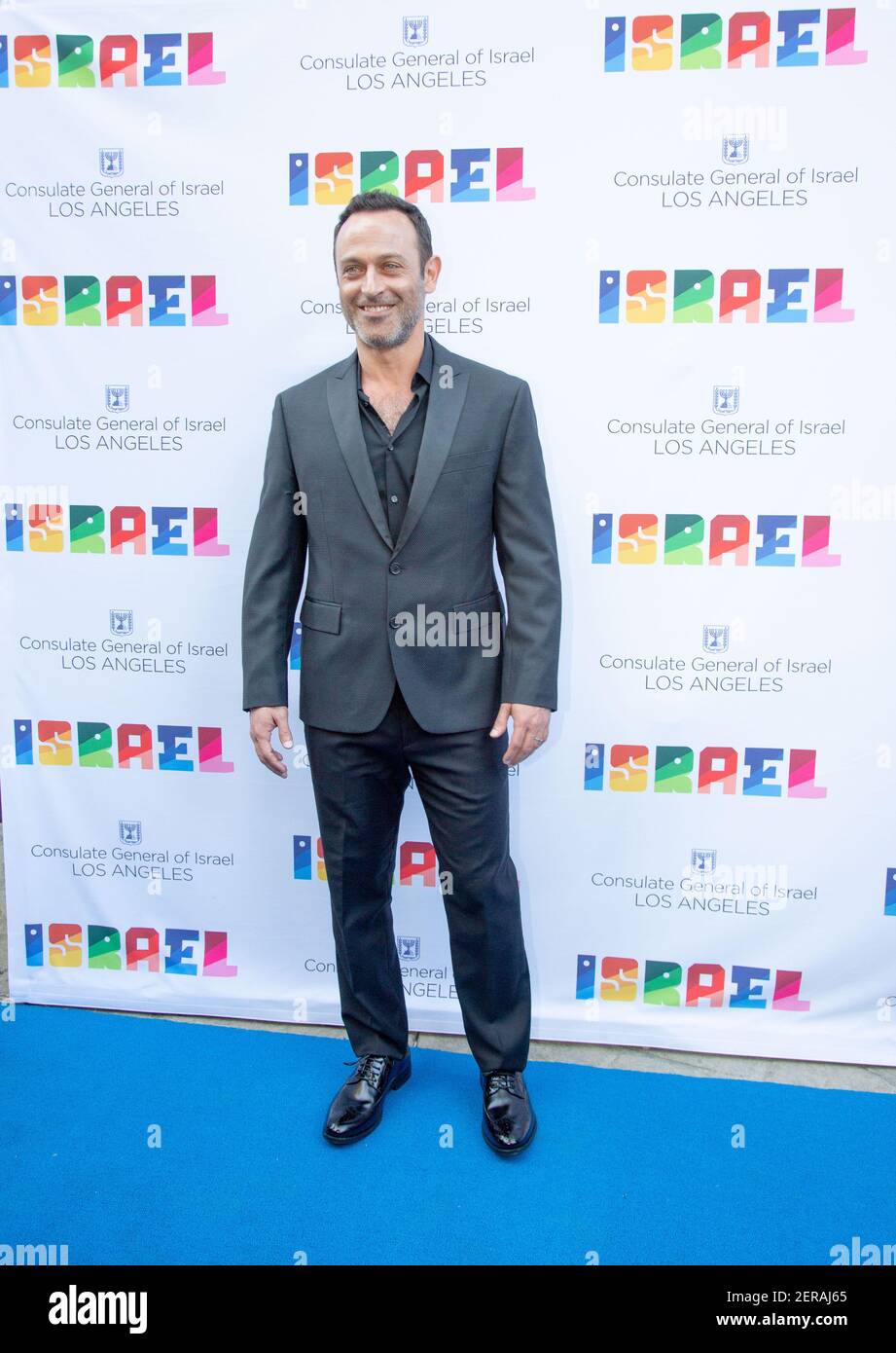 Actor Guri Weinberg attends the Israel’s Official 70th Independence Day ...