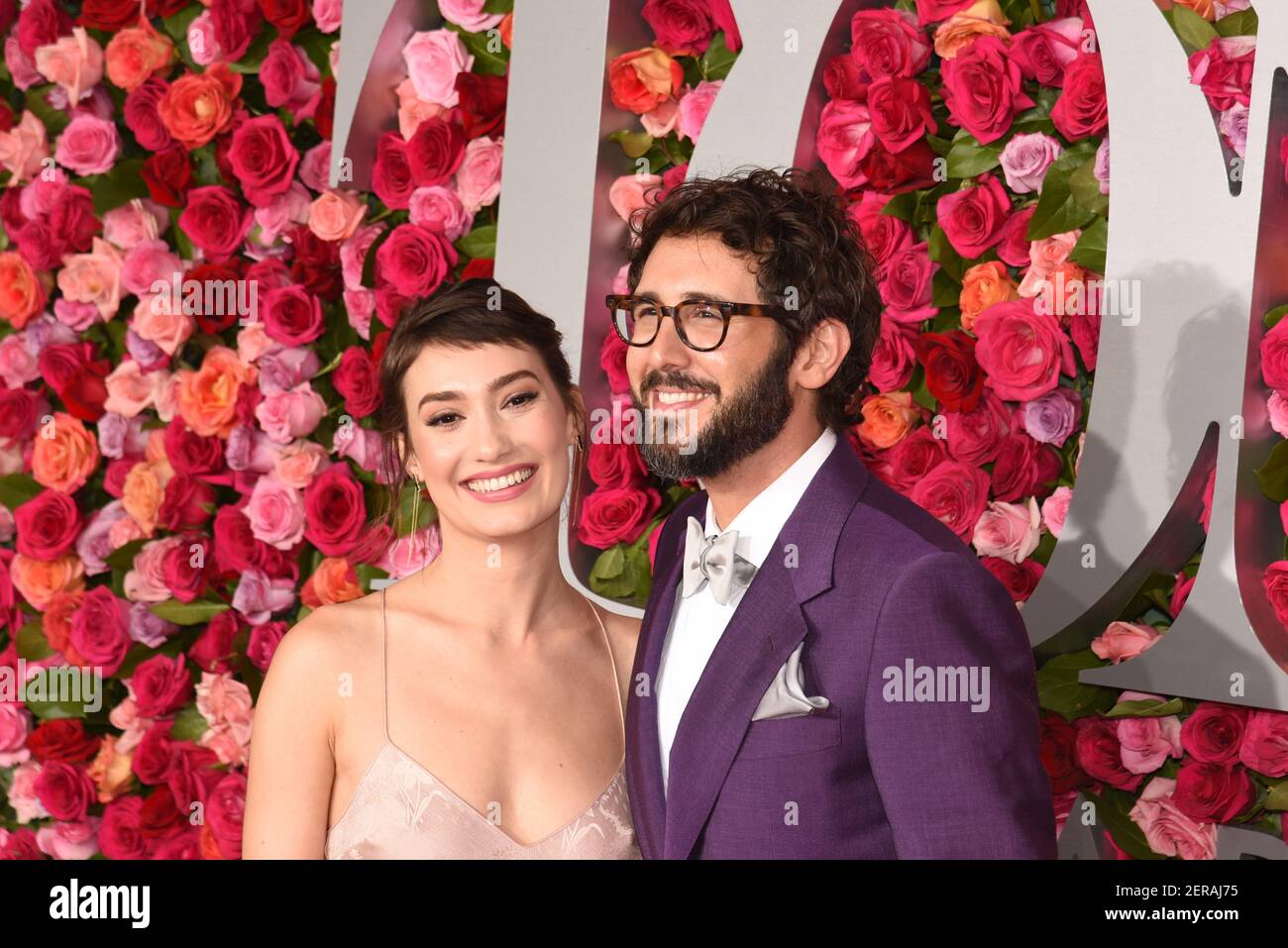 Mallory Jansen and Josh Groba attend Tony Awards 2018 - Arrivals on ...