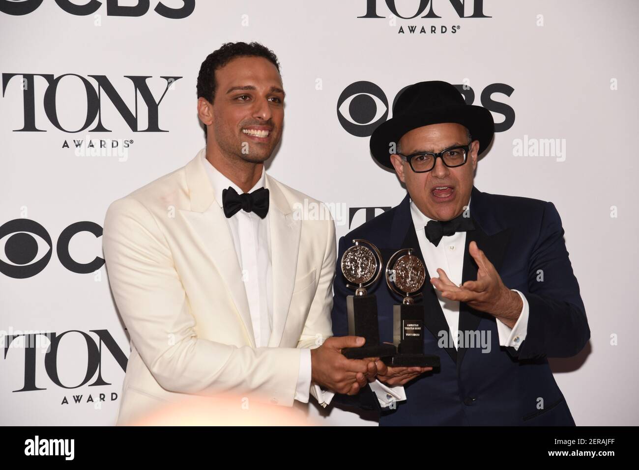 Ariel Stachel and David Yazbek attend Tony Awards 2018 - Winners on ...