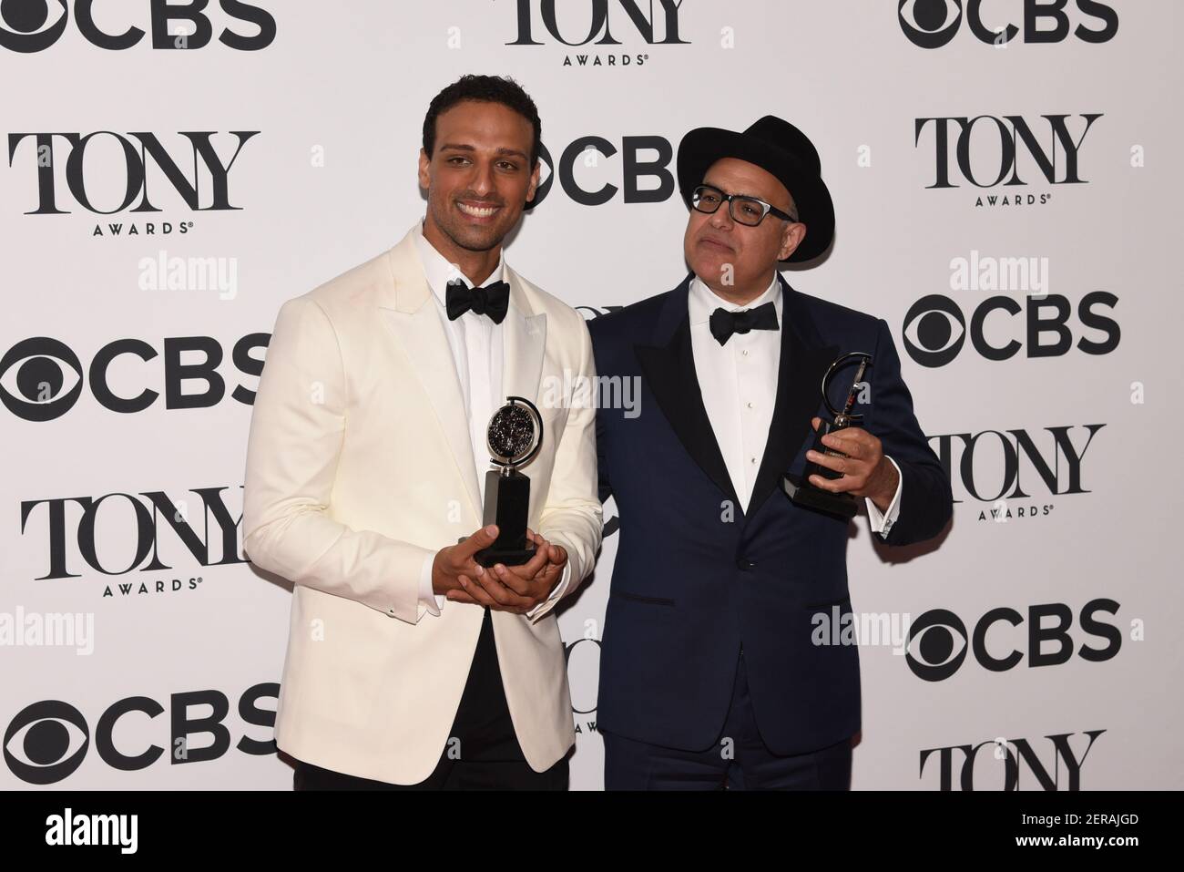 Ariel Stachel and David Yazbek attend Tony Awards 2018 - Winners on ...