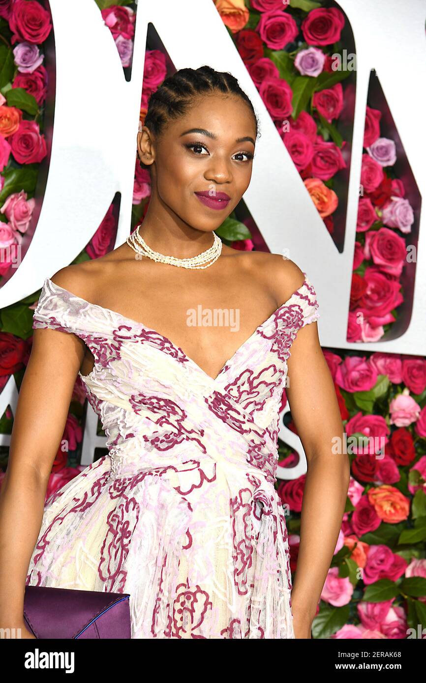 Hailey Kilgore arrives at The 72nd Annual Tony Awards on June 10, 2018 ...