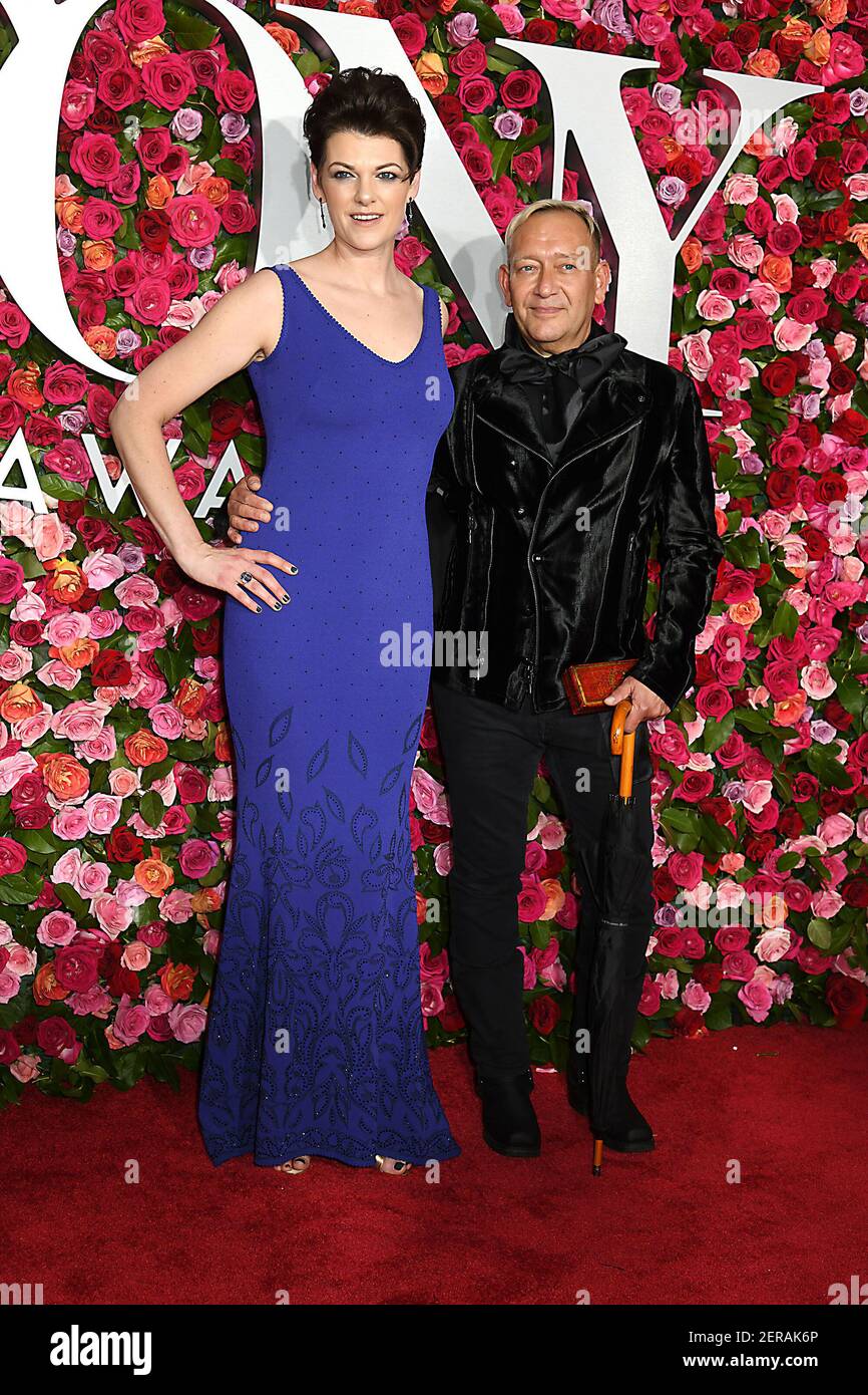 Kate Shindle and arrives at The 72nd Annual Tony Awards on June 10 ...