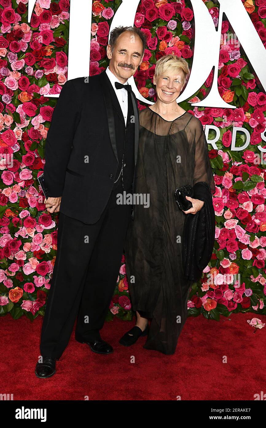 Mark Rylance and wife arrives at The 72nd Annual Tony Awards on June 10 ...