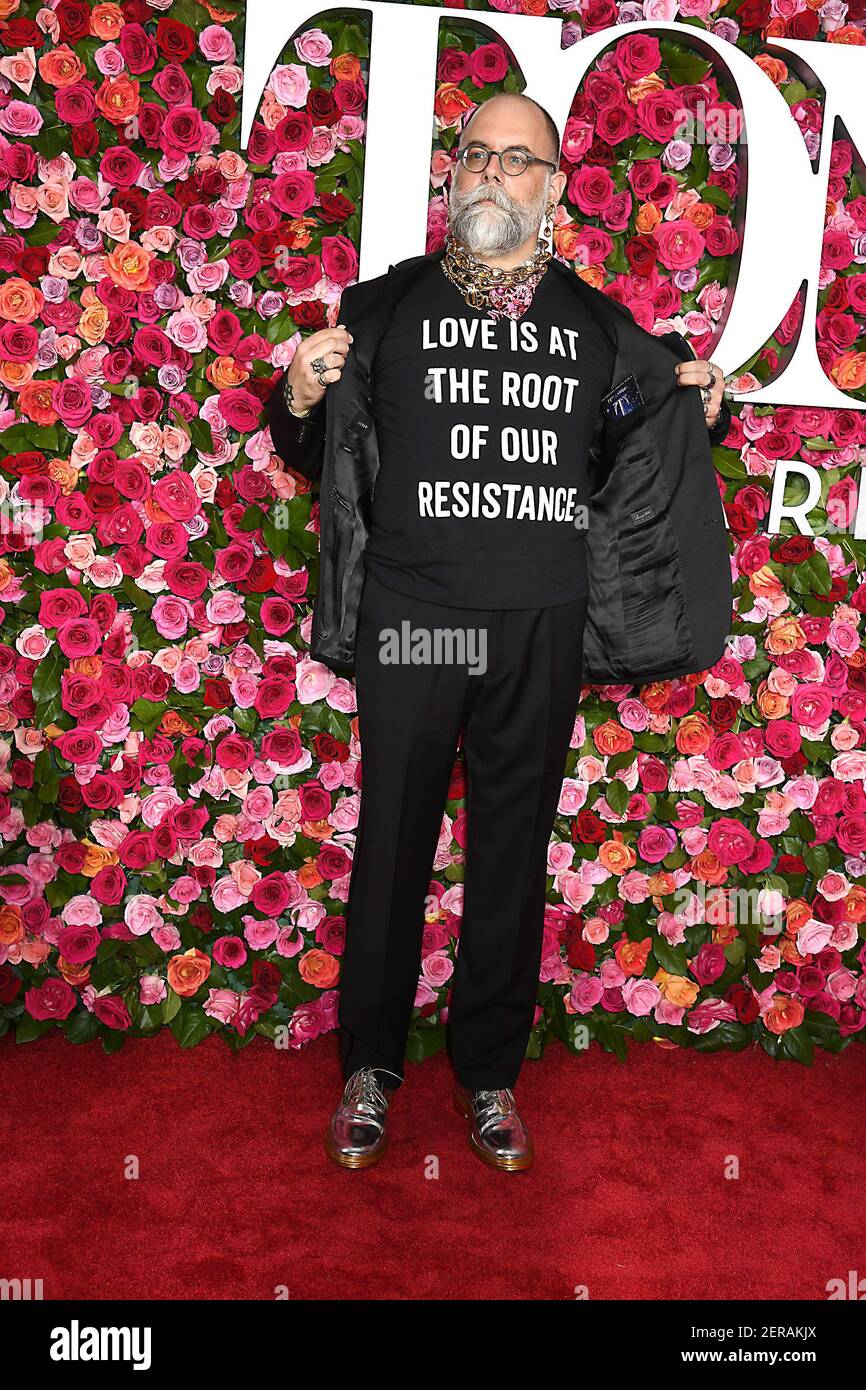 David Zinn arrives at The 72nd Annual Tony Awards on June 10, 2018 at ...