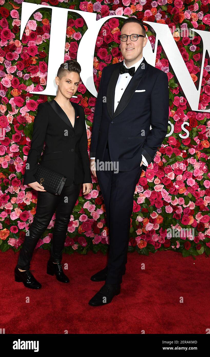Dane Laffrey and arrives at The 72nd Annual Tony Awards on June 10 ...