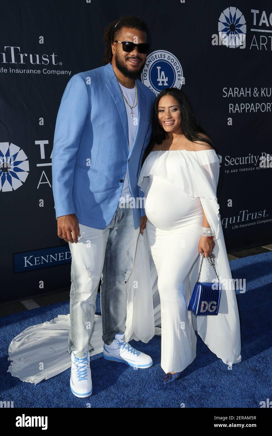 Kenley Jansen and Gianni Jansen at 4th Annual Los Angeles Dodgers ...