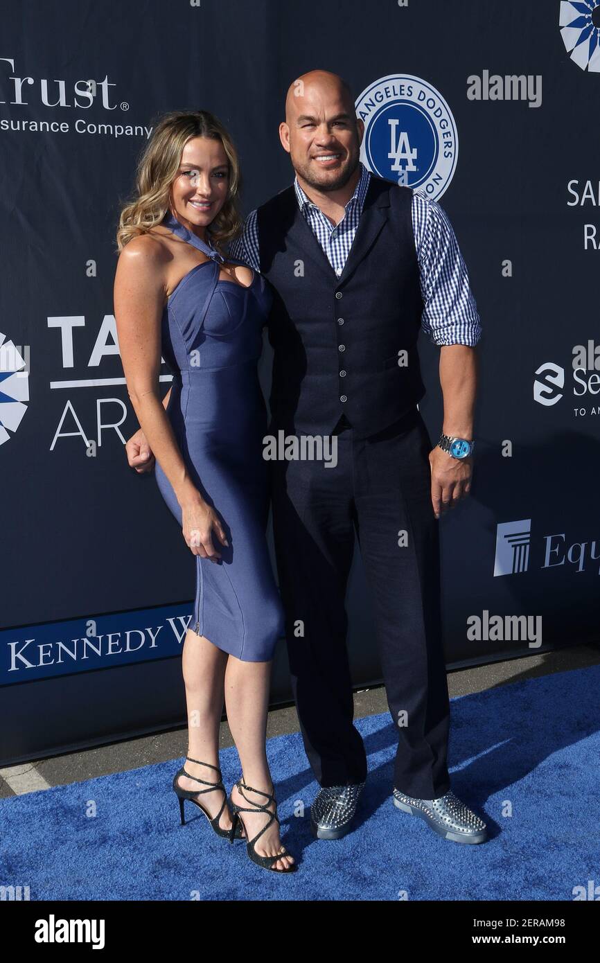Nichole Miller and Tito Ortiz at 4th Annual Los Angeles Dodgers ...