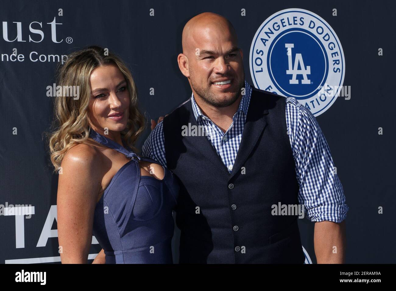 Nichole Miller and Tito Ortiz at 4th Annual Los Angeles Dodgers ...
