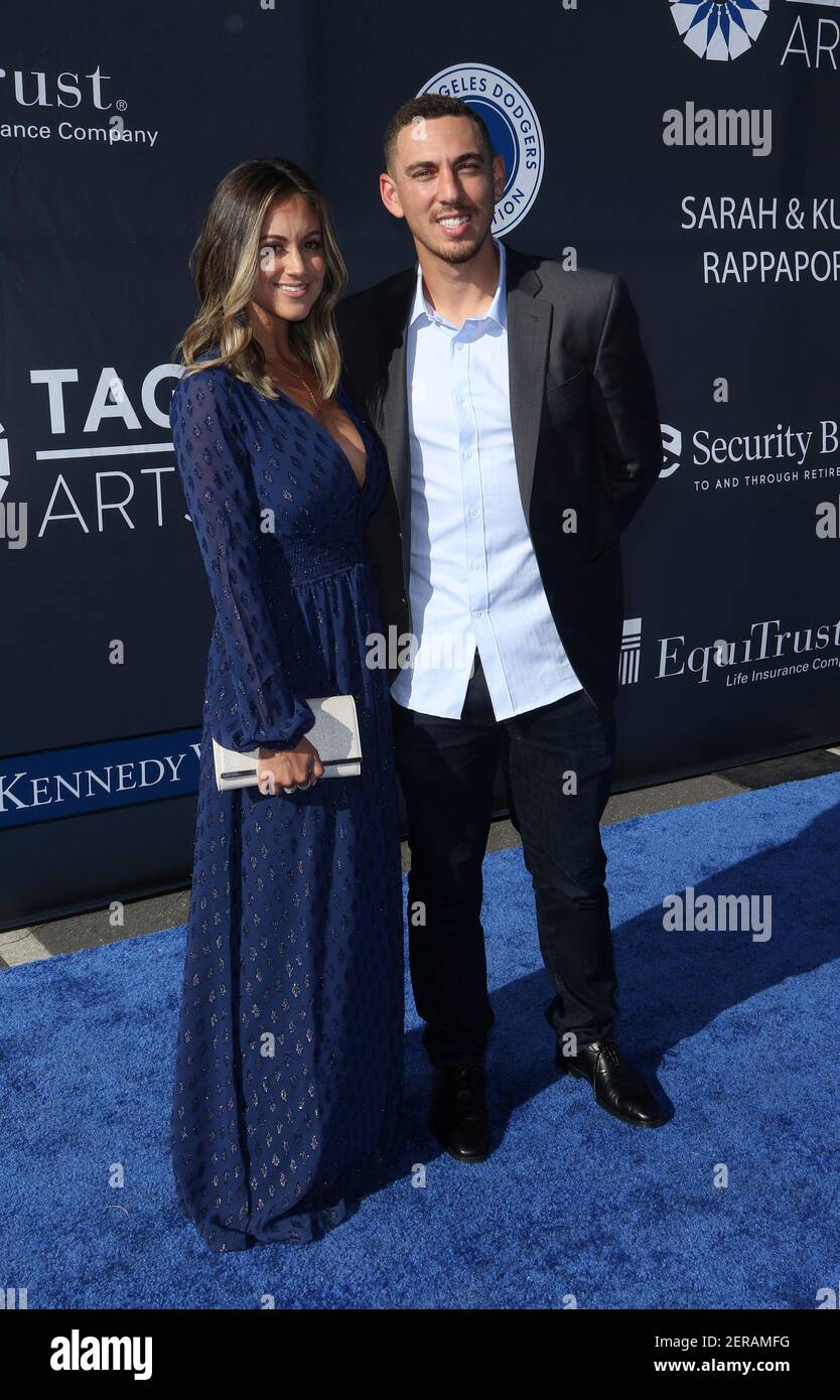 Nicole Rappaport and Austin Barnes at 4th Annual Los Angeles Dodgers ...