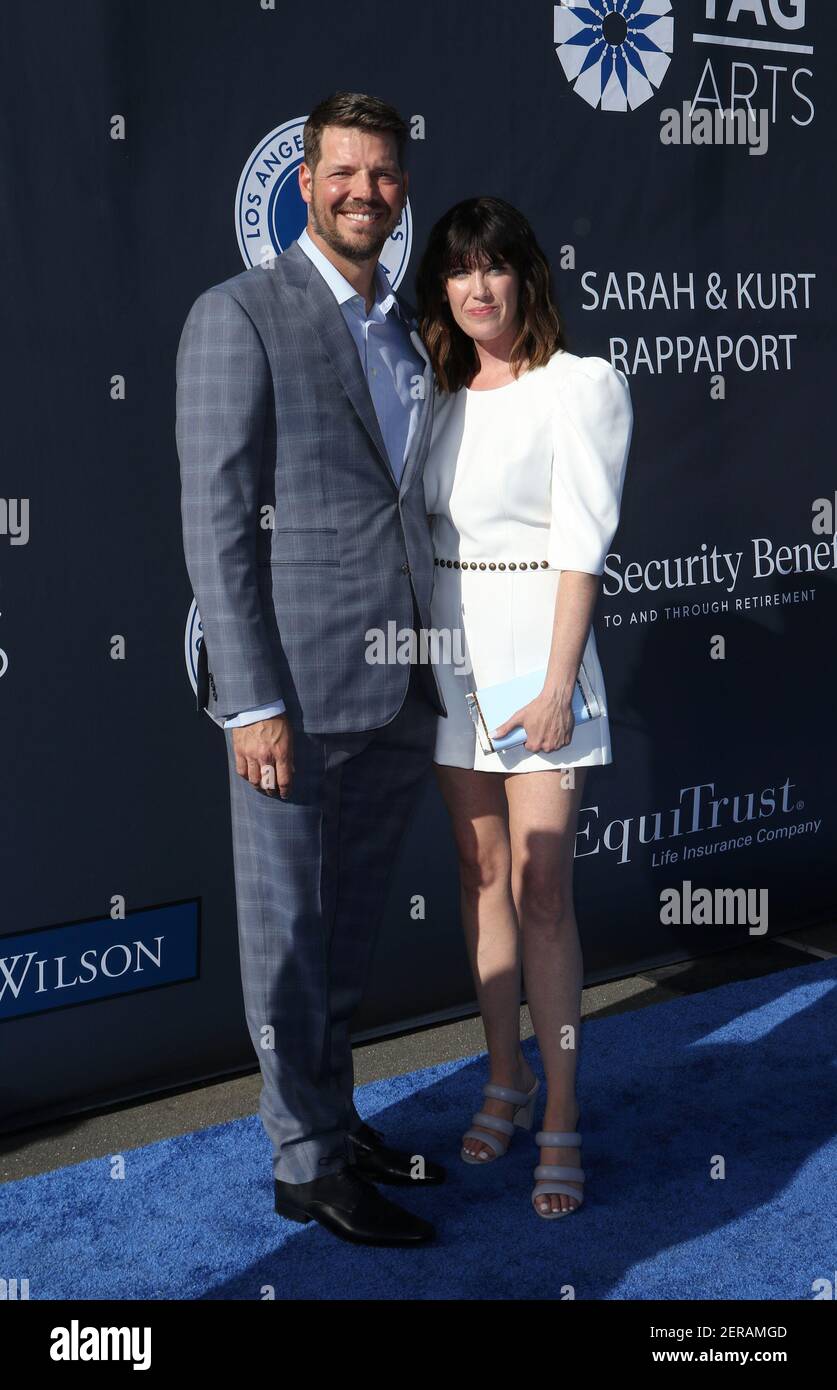 Rich Hill and Caitlin McClellan at 4th Annual Los Angeles Dodgers ...