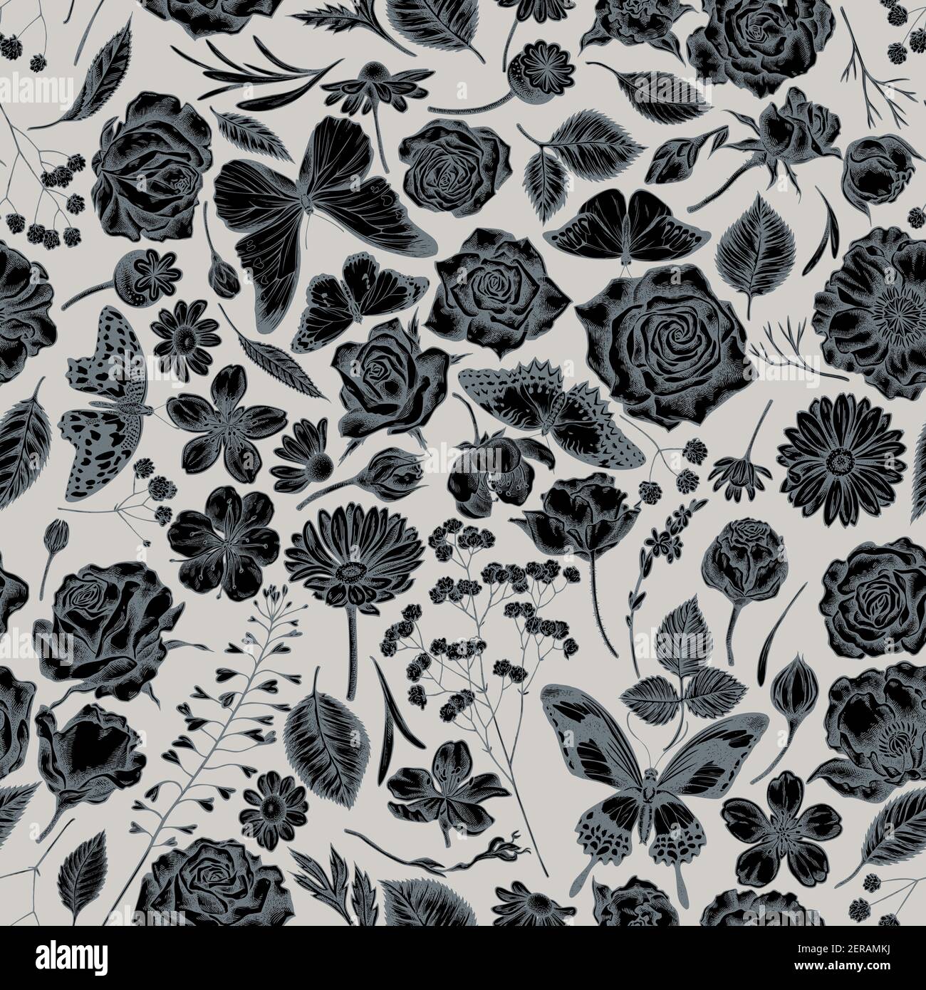 Dried iris Stock Vector Images - Alamy