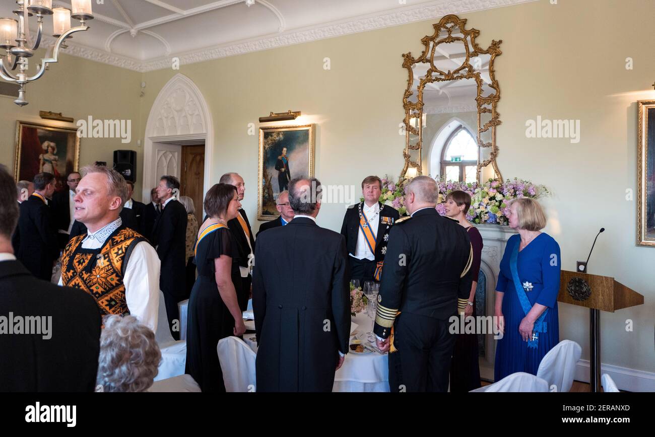 King Willem-Alexander of the Netherlands, President Kersti Kaljulaid ...