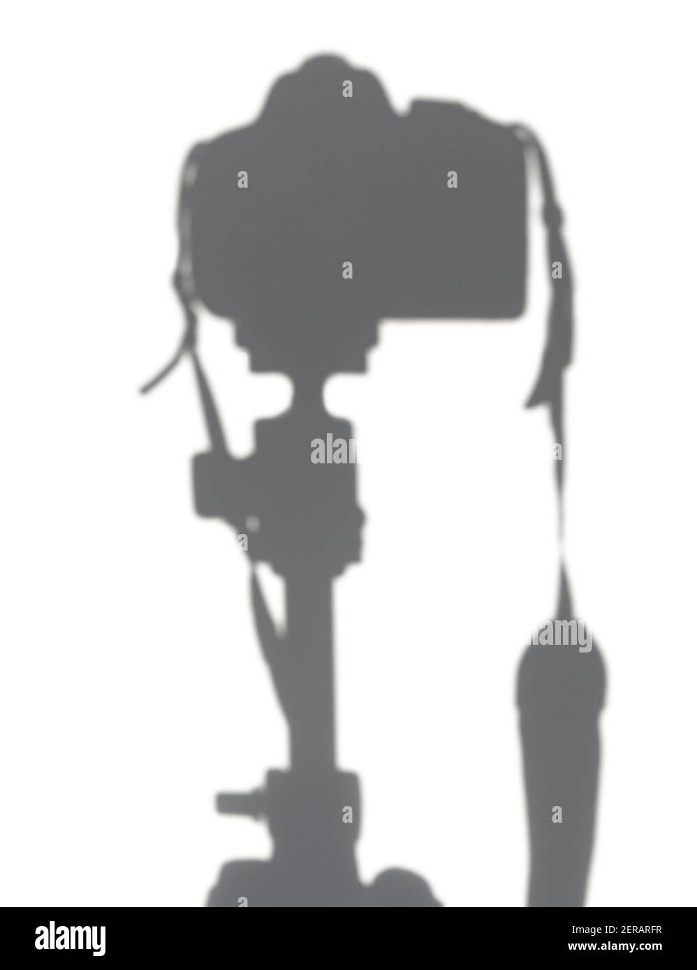 Shadow of DSLR camera, concept of photography Stock Photo - Alamy