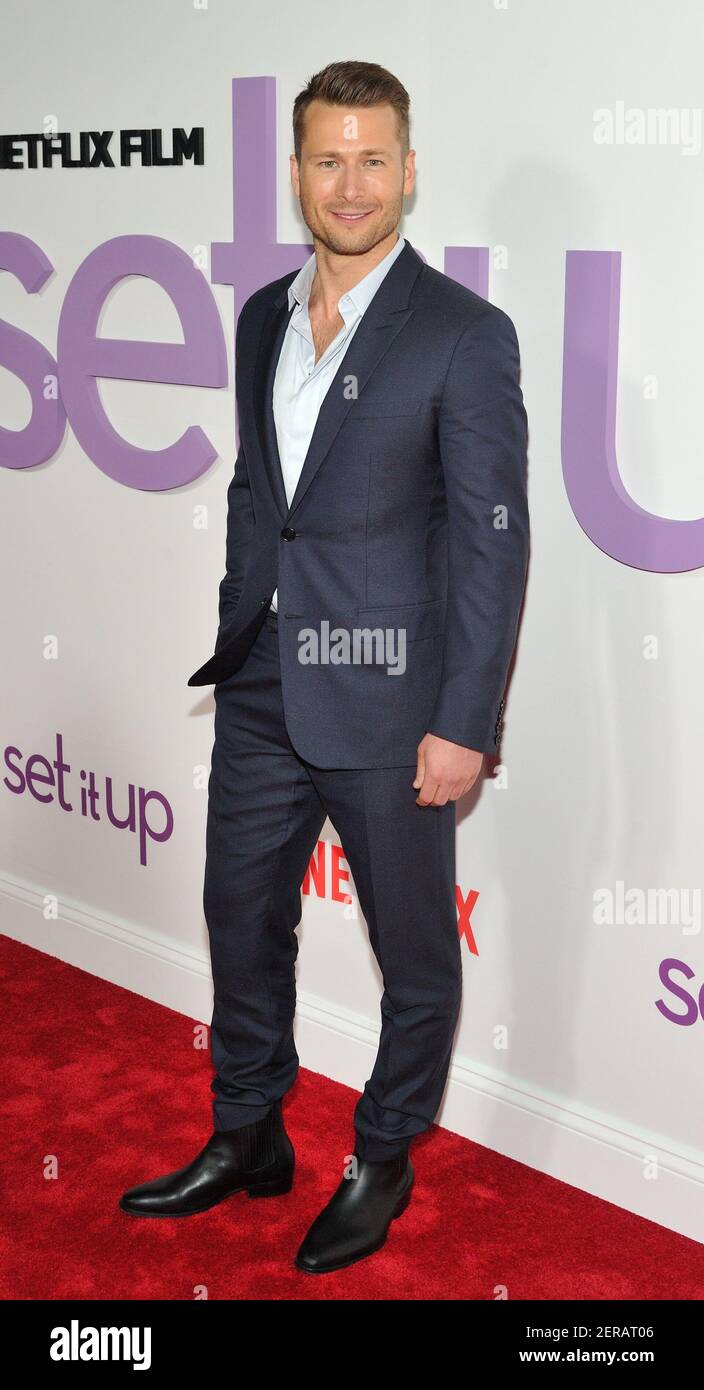 Actor Glen Powell attends the NY special screening of Set It Up at the ...