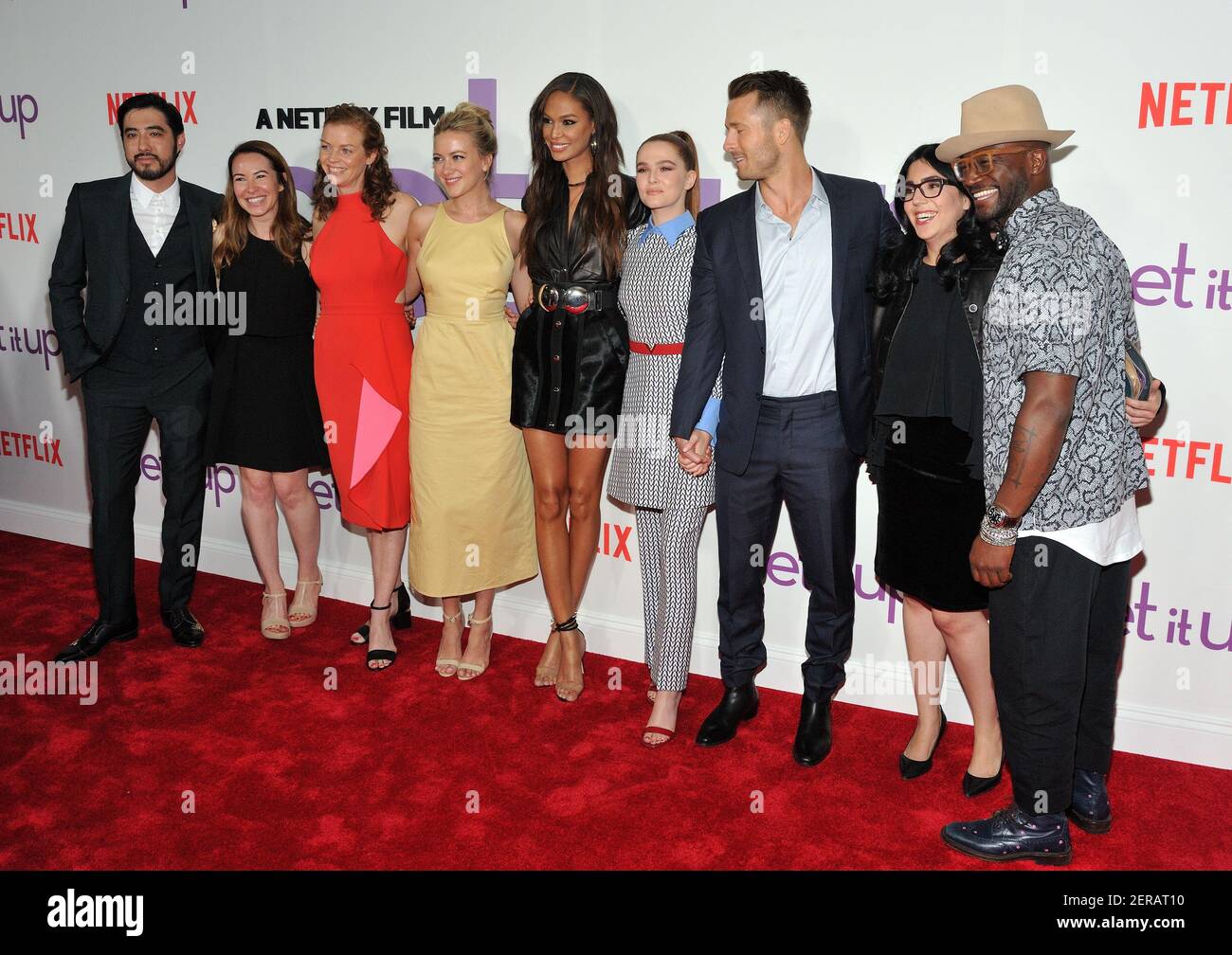 L-R: Producer Justin Nappi, writer Katie Silberman, director Claire ...