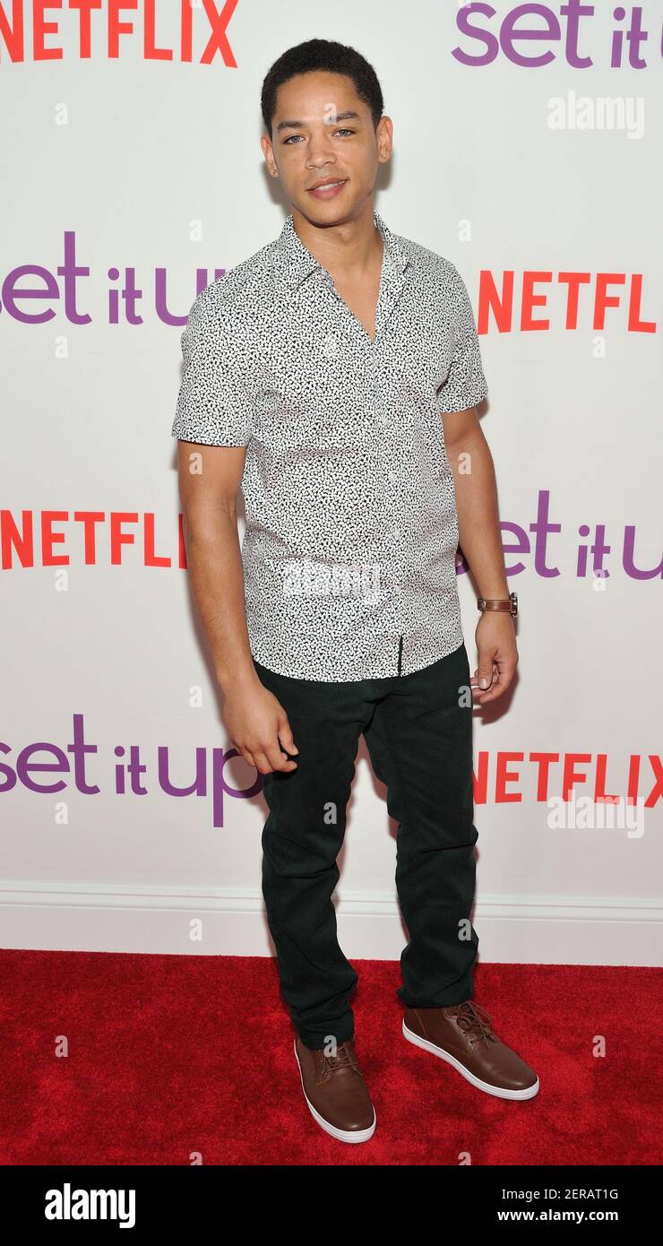 Actor Jeremy Carver attends the NY special screening of Set It Up at ...