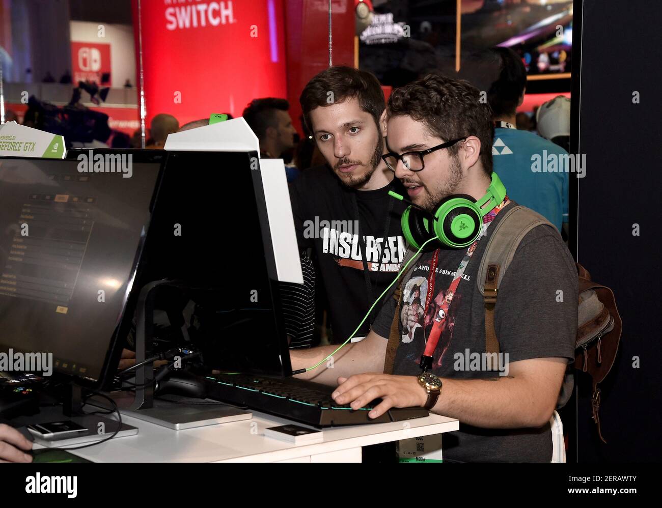 LOS ANGELES - JUNE 12: Atmosphere at the E3 computer and video game event at the Los Angeles ...