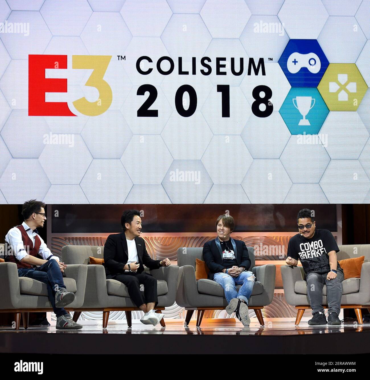 LOS ANGELES - JUNE 12: "BANDAI NAMCO Entertainment's Fighting Game Dojo ...