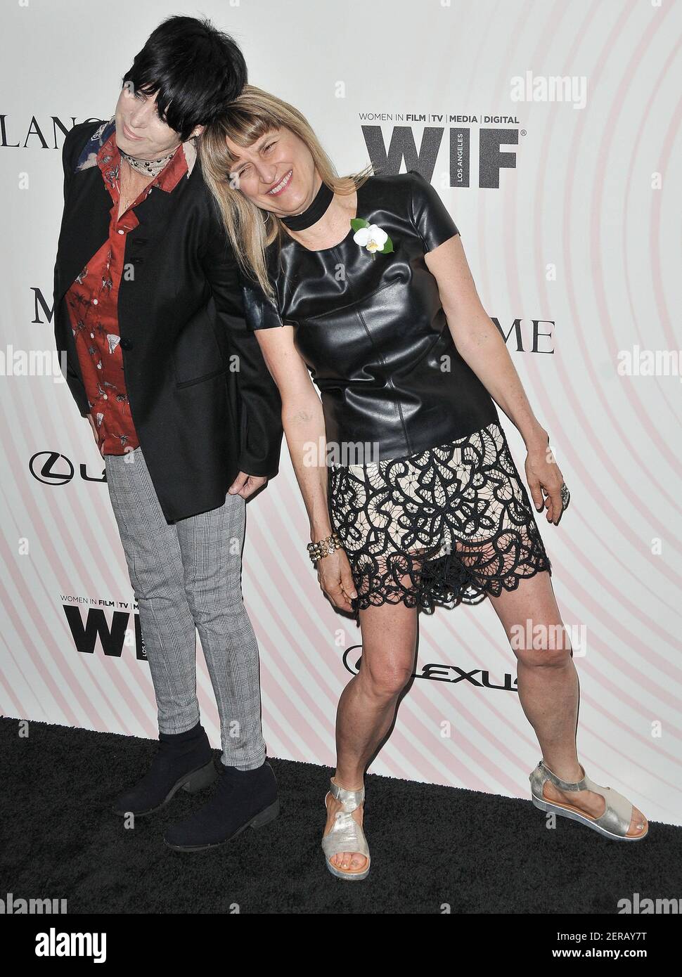 (L-R) Diane Warren and Catherine Hardwicke arrives at the Women In Film ...
