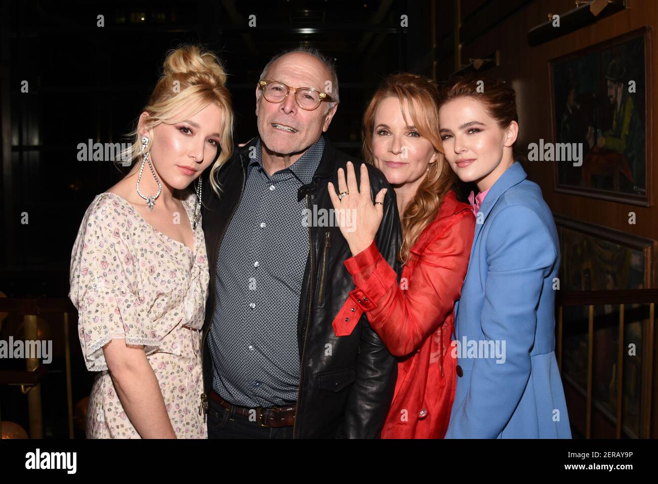 Madelyn Deutch, Howard Deutch, Lea Thompson and Zoey Deutch attend ...