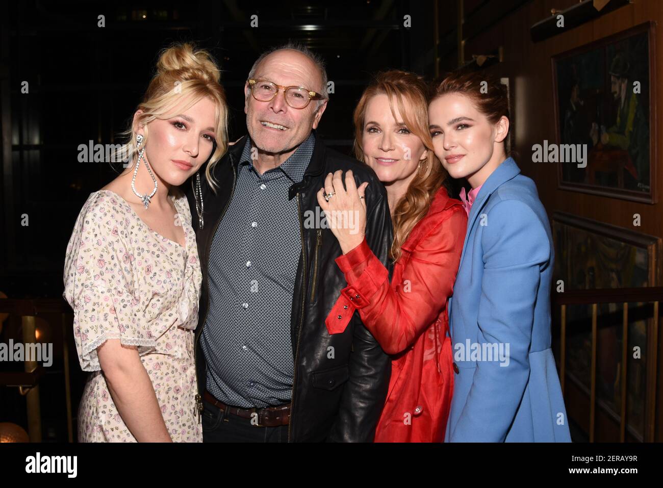 Madelyn Deutch, Howard Deutch, Lea Thompson and Zoey Deutch attend ...