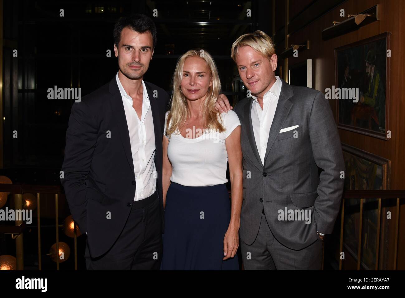 Kane Manera, Valesca Guerrand-Hermes and Daniel Benedict attend ...
