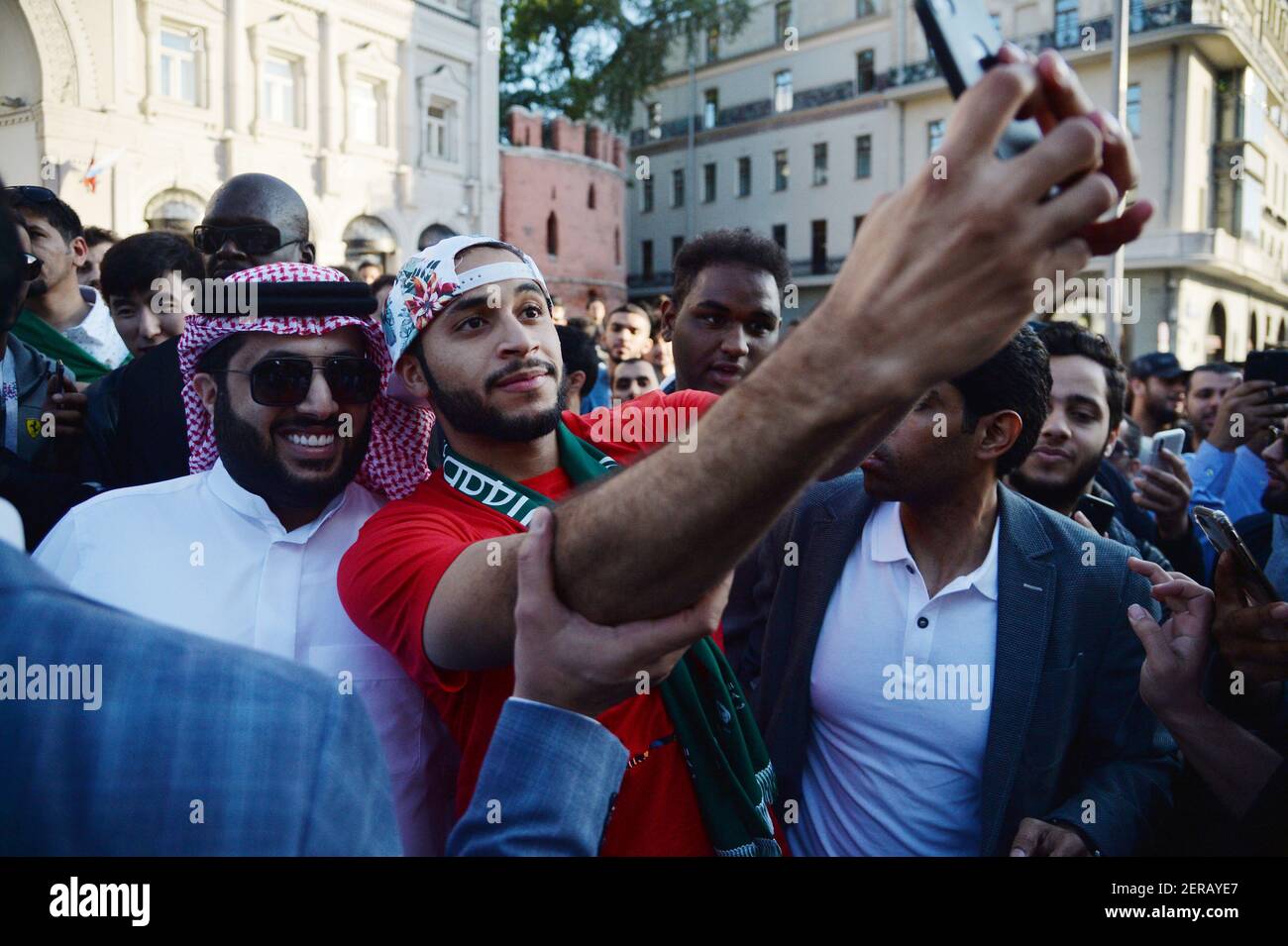 Crown Prince of Saudi Arabia Mohammed ibn Salman Al Saud during his ...
