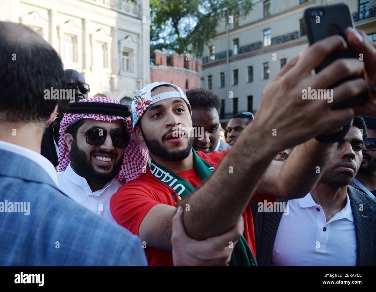 Crown Prince of Saudi Arabia Mohammed ibn Salman Al Saud during his ...