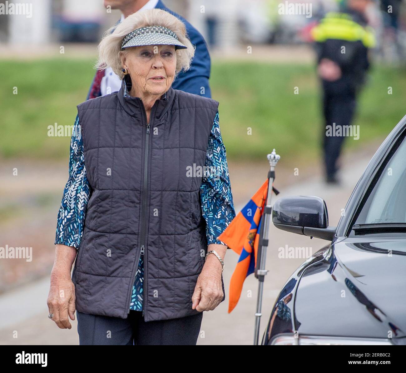 Princess Beatrix sails the Groene Draeck (Green Dragon) during a fleet ...