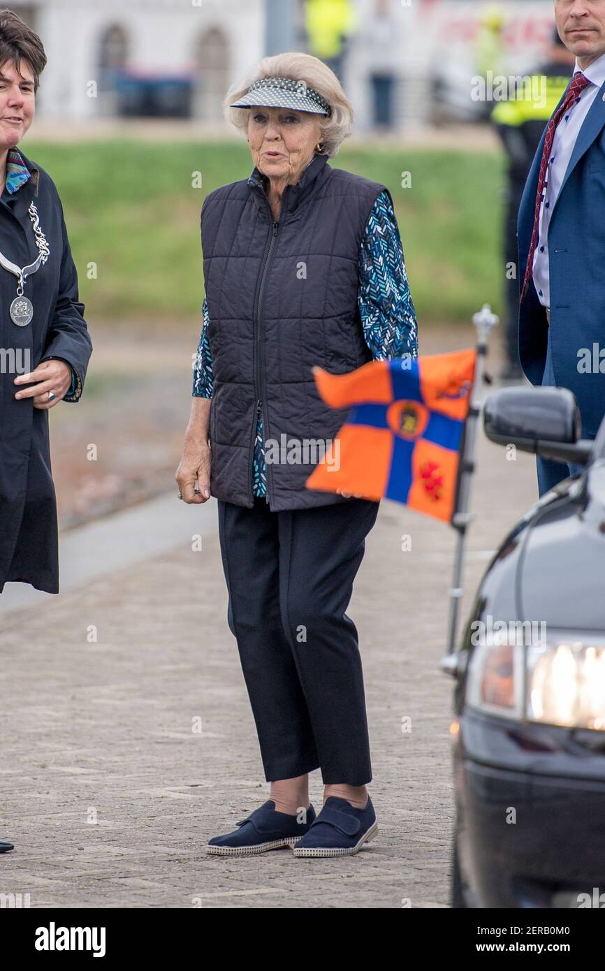 Princess Beatrix sails the Groene Draeck (Green Dragon) during a fleet ...