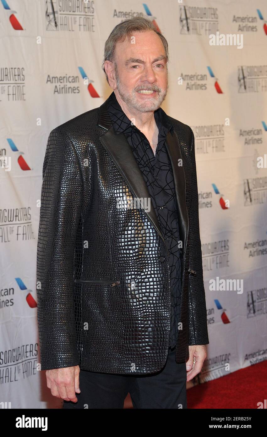 Singer Neil Diamond attends the Songwriters Hall of Fame 2018 Induction ...